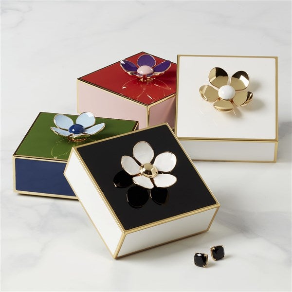 Kate Spade Pop Floral Jewelry Box in Red & Pink