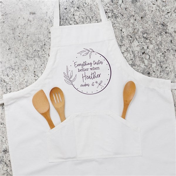 Everything Tastes Better When Personalized Apron & Potholder