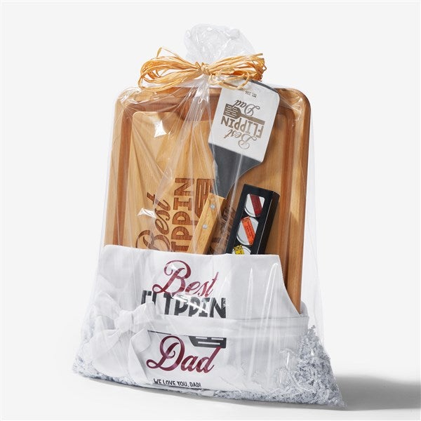 Best Flipping Dad Personalized BBQ Grilling Gift Set
