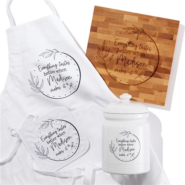Personalized Kitchen Essentials Gift Set