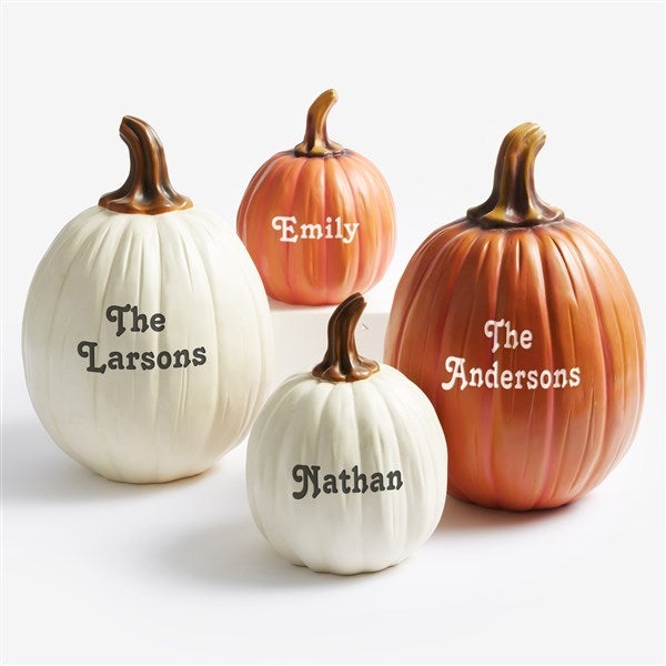 Personalized Decorative Halloween Pumpkins