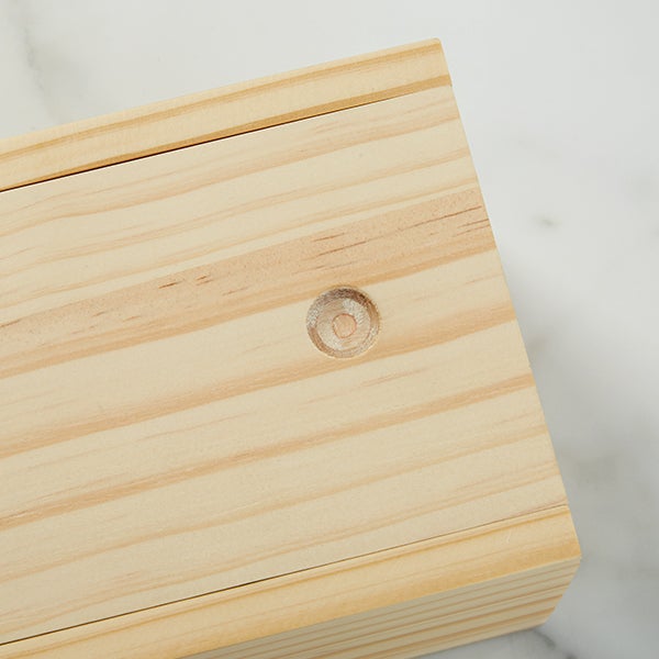 Bold Birthday Personalized Wood Wine Box