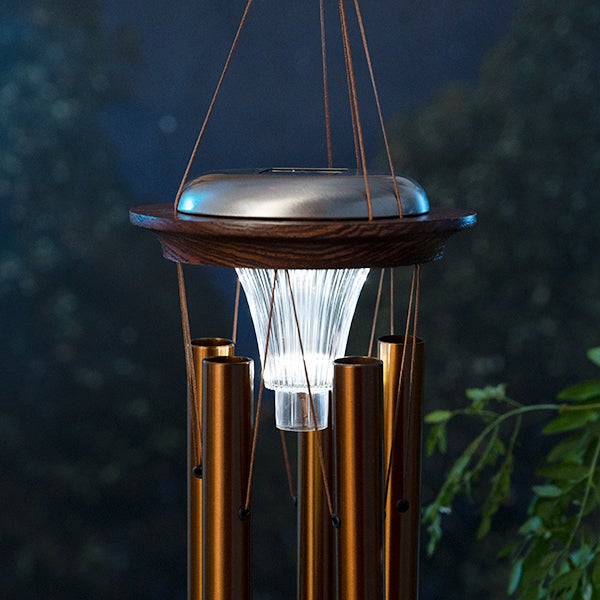 Forever My…Memorial Personalized Solar Wind Chime