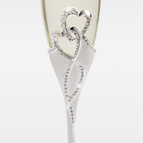 Engraved Intertwined Heart Wedding Gift Set