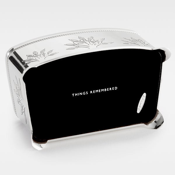 Engraved Trees and Vines Music Box