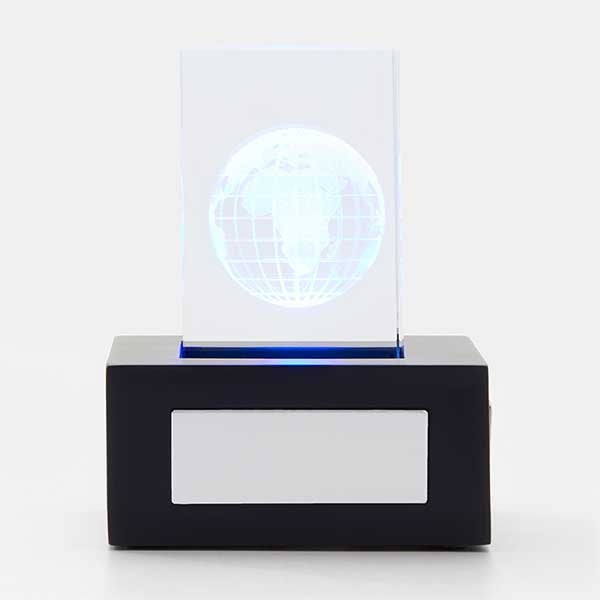 Engraved Planet Earth Light Up Globe