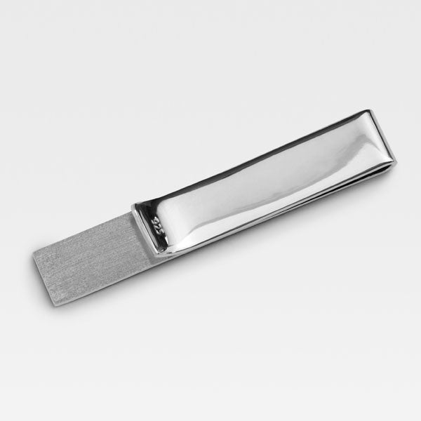 Engraved Sterling Silver Tie Bar
