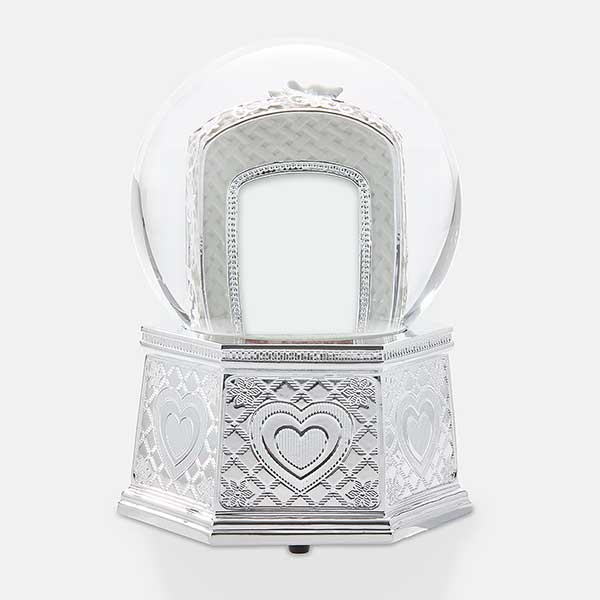 Engraved Memorial Photo Snow Globe