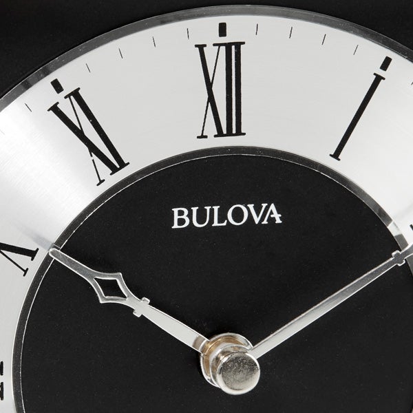 Engraved Bulova Belvedere Milestone Clock and Meter