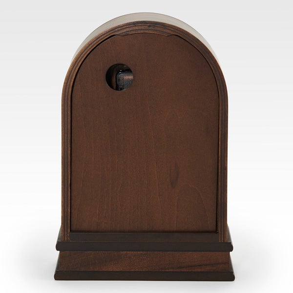 Engraved Bulova Hardwick Arch Clock