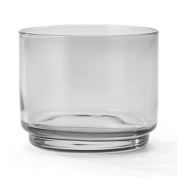 Etched Lenox Tuscany Short Stacking Glass Set in Smoke