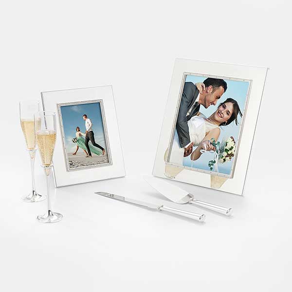 Engraved Lenox "Devotion" Wedding 8x10 Picture Frame