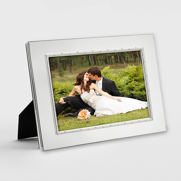 Engraved Lenox "Devotion" Wedding 8x10 Picture Frame