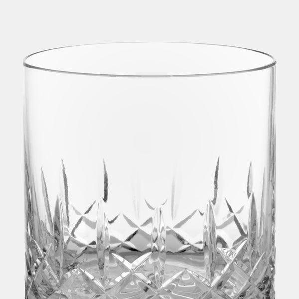 Engraved Monogram Pineapple III Cut Crystal DOF Glass