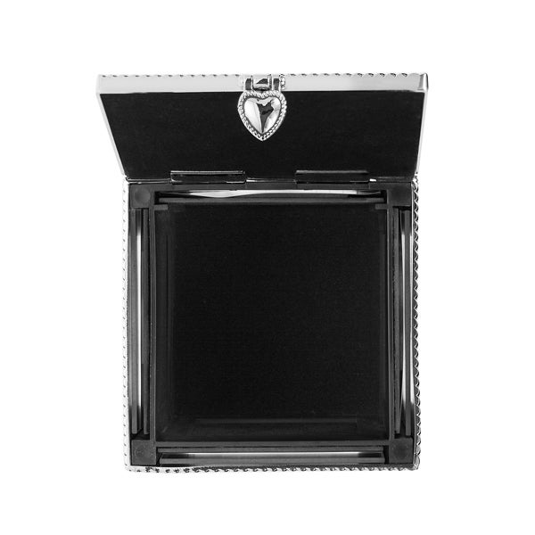Engraved Silver Cube Frame and Keepsake Box