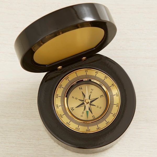 Engraved Graduation Message Navigator Desk Compass