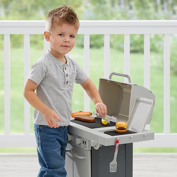 Personalized Kids Toy BBQ Grill Play Set