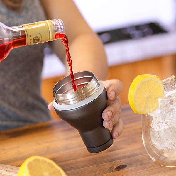 Engraved Corkcicle Monogram 17oz Cocktail Shaker in Ceramic Slate