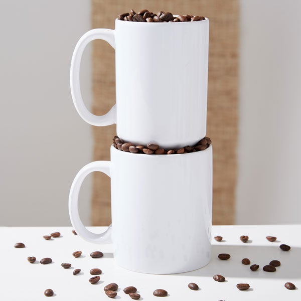 Family Photo Personalized Large Coffee Mug