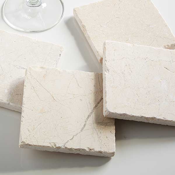 Personalized Stone Coasters - Floral Farmhouse